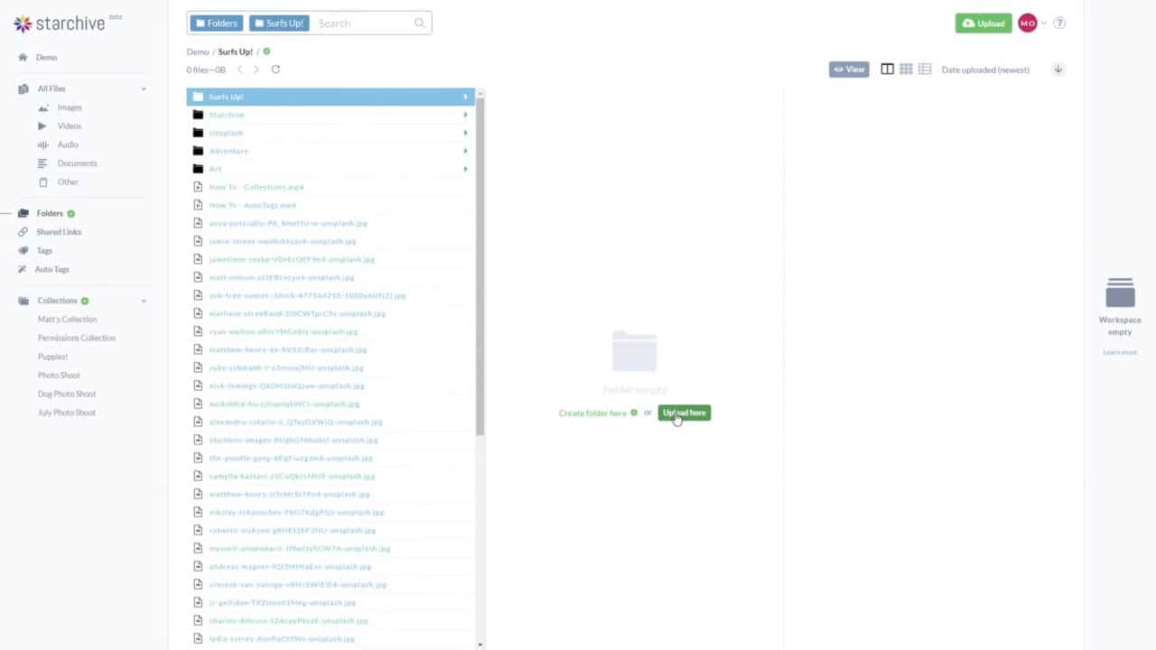 Next generation of cloud folder access and organization - Starchive